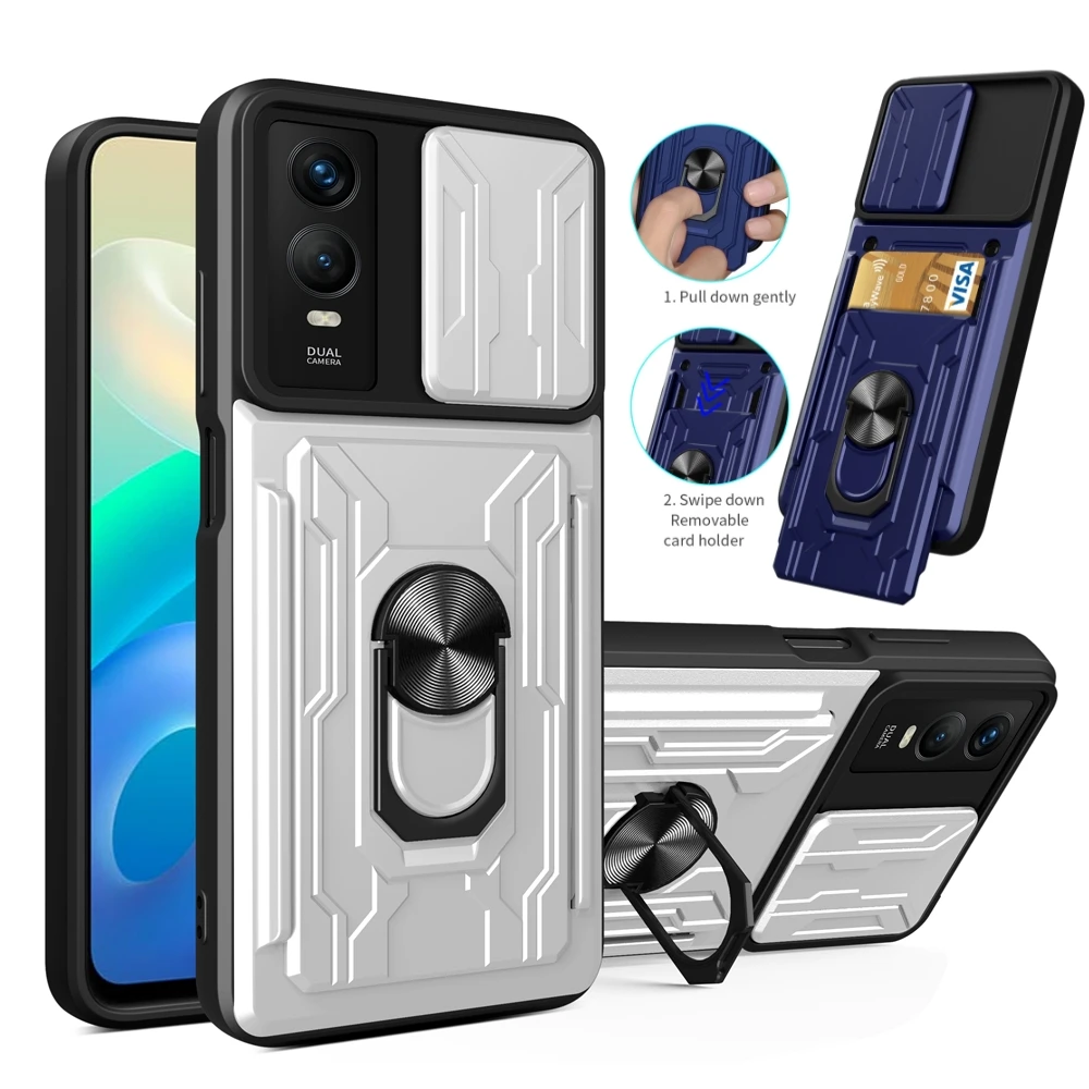 ShockProof Case For INFINIX Note 30 12 Pro POVA 4 Push Slide Window ...
