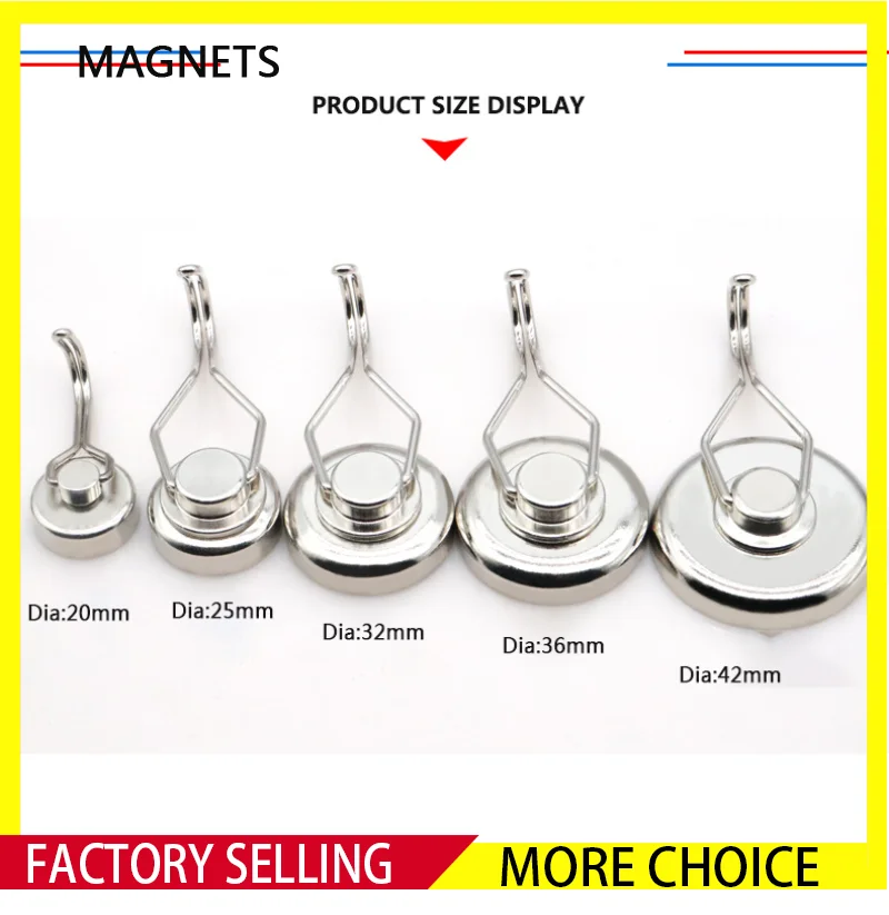5-20pcs-Magnetic-Hooks-Heavy-Duty-Magnets-Hooks-Key-Holder-Hanger ...