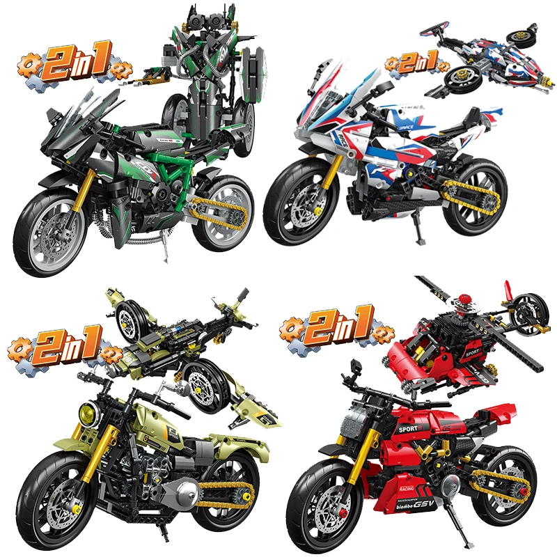 New-in-City-Series-Speed-Champion-Building-Blocks-Racing-Moto-Classic ...