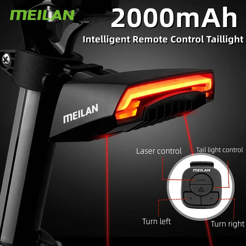 MEILAN-X5-Bike-Taillight-Smart-USB-LED-Wireless-Remote-Control-Bicycle ...