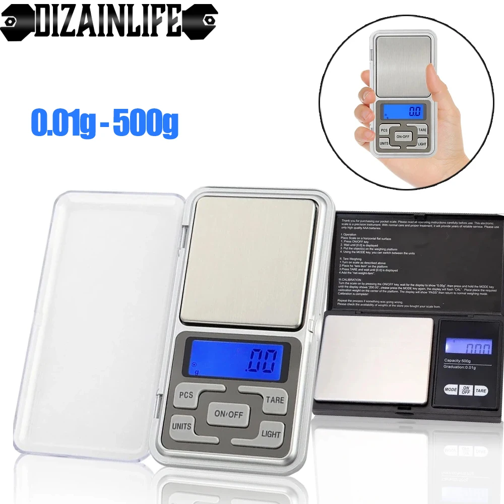Mini-Electronic-Scales-High-Precision-Pocket-Digital-Scale-for-Jewelry ...