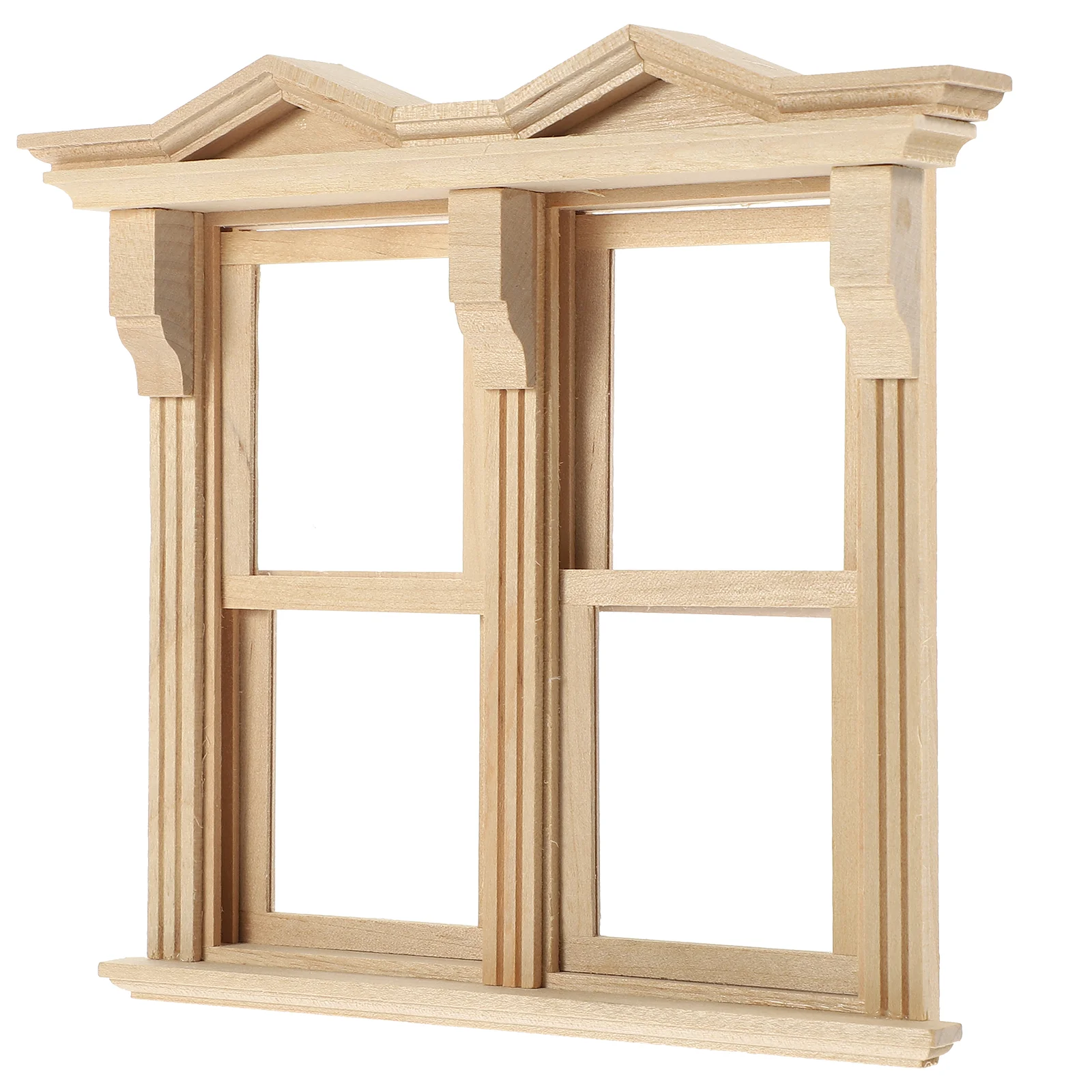 Furniture-Dollhouse-Miniature-Door-and-Window-Model-Wooden-Scene ...