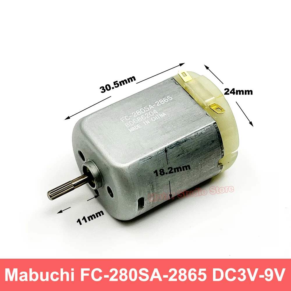 MABUCHI-FC-280SA-2865-Micro-Carbon-Brush-Electric-Motor-DC3V-6V-7-4V-9V ...
