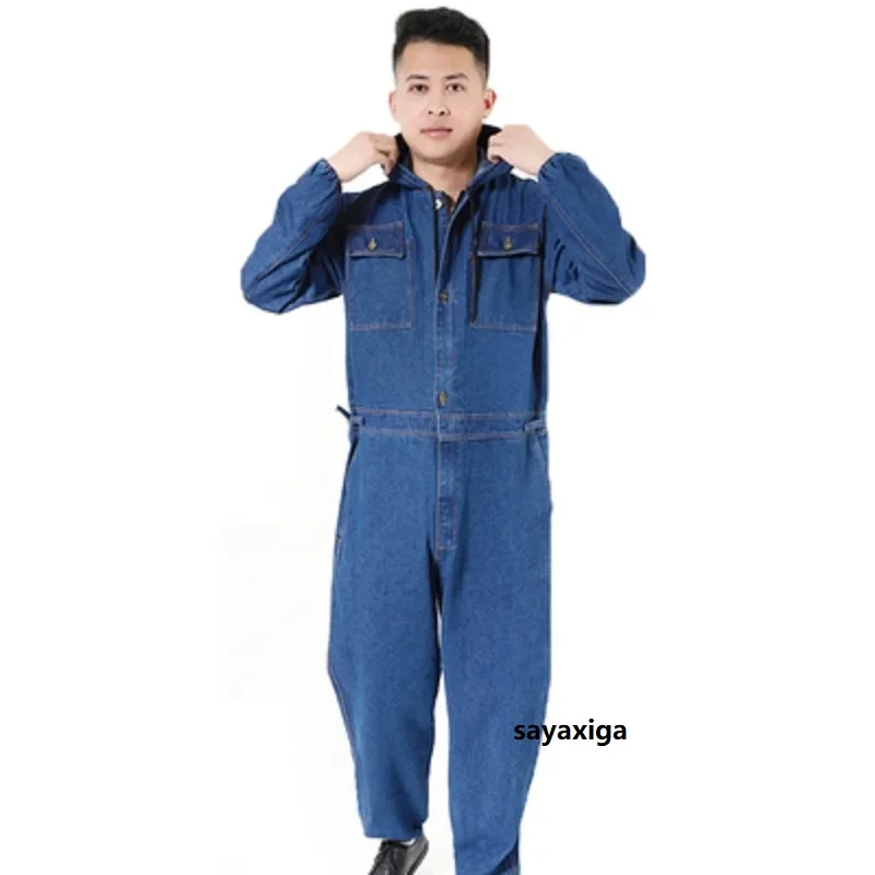 Worker-Clothing-Workwear-Overall-Denim-Jumpsuit-Male-female-Factory ...