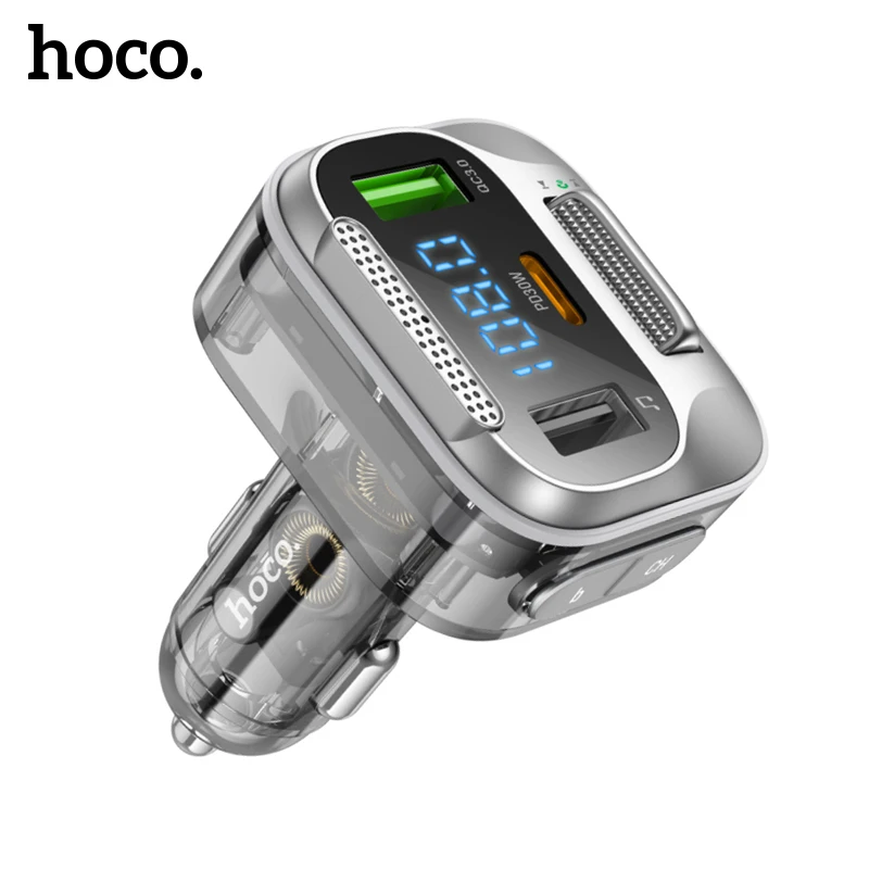 HOCO-Transparent-Bluetooth-FM-Transmitter-for-Car-Wireless-FM-Radio ...