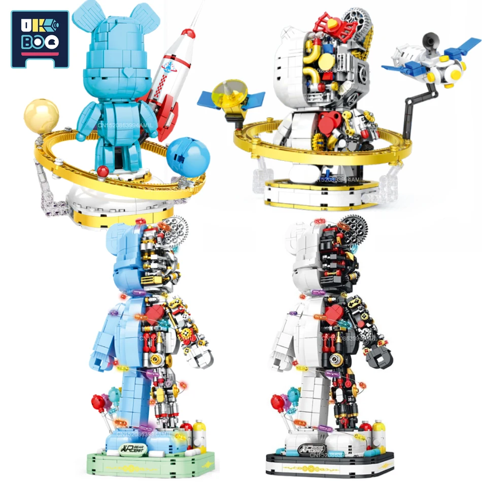 Mechanical-Violent-Bear-Half-Body-Model-Robot-Building-Blocks-Bricks ...