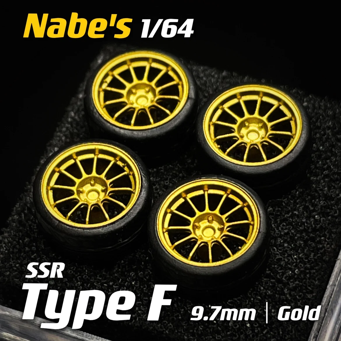 1-64-Nabes-Chika-Modify-Wheels-8-9mm-9-7mm-SSR-TYPE-F-Stance-Rubber ...