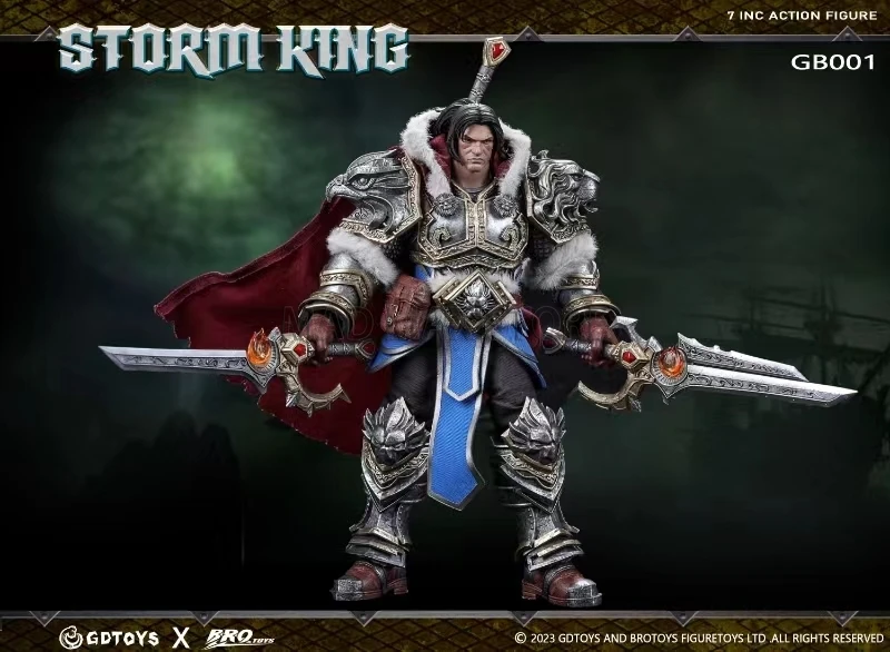 In Stock GDTOYS X BROTOYS Varian Wrynn Movable Model Toys Collection 1/ ...