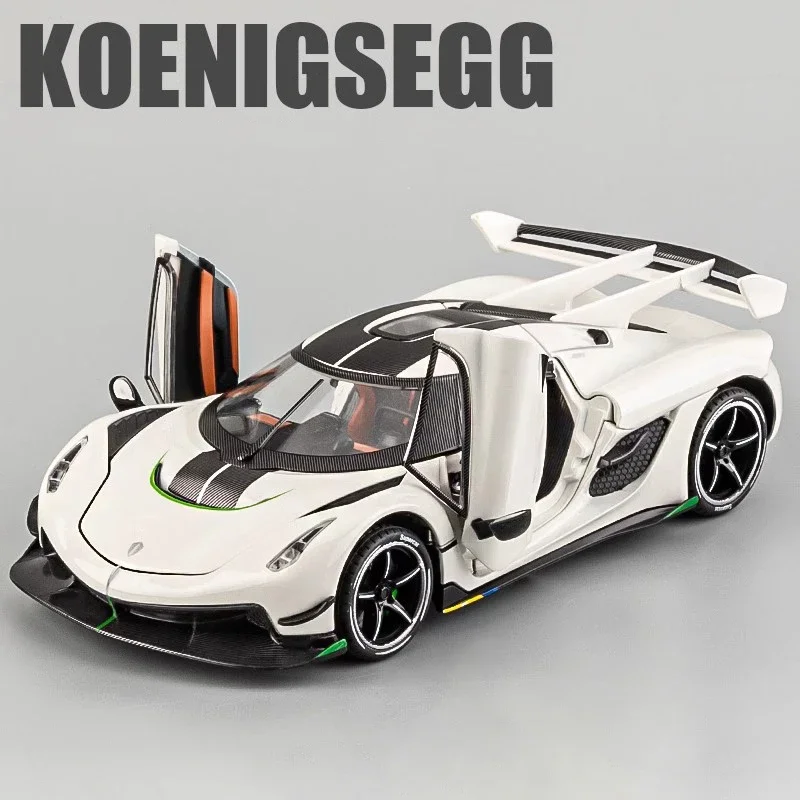 1-24-Koenigsegg-Jesko-Supercar-Alloy-Die-Cast-Toy-Car-Model-Sound-and ...
