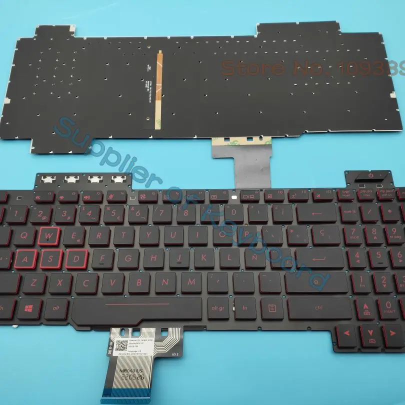 NEW For Asus TUF Gaming FX504 FX504GD FX504GE FX504GM Latin Spanish ...