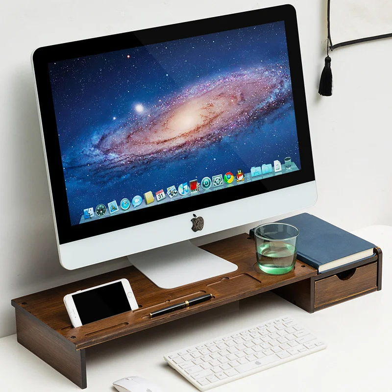 Desktop-Multifunctional-Computer-DeskMonitor-Elevated-Desk-Organizer-Drawer-Design-Laptop-Stand ...