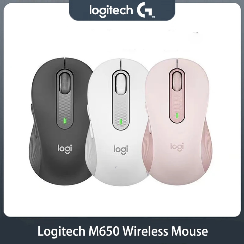 Logitech ビジネス,ハンドlogiボルト,Bluetooth,smartWheelグラファイト用のオリジナルM650ワイヤレスコンピュータマウス| | - AliExpress