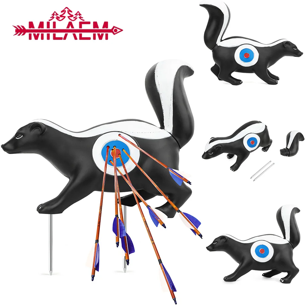 Archery-Targets-3D-Skunk-Animal-Two-Side-Core-Shooter-Fixed-Aiming ...