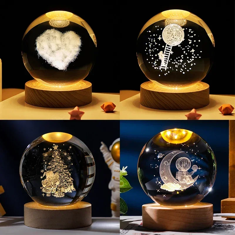 6cm-3D-Crystal-Ball-Crystal-Planet-Night-Light-Laser-Engraved-Solar ...