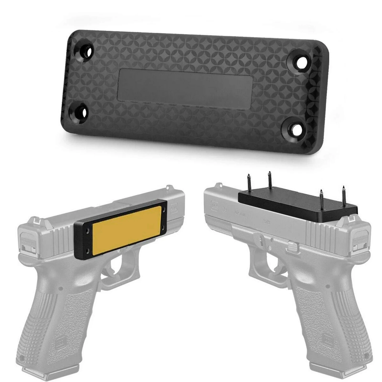 Gun-Magnetic-Mount-For-Car-Truck-Desks-Safes-And-Wall-Concealed-Gun ...