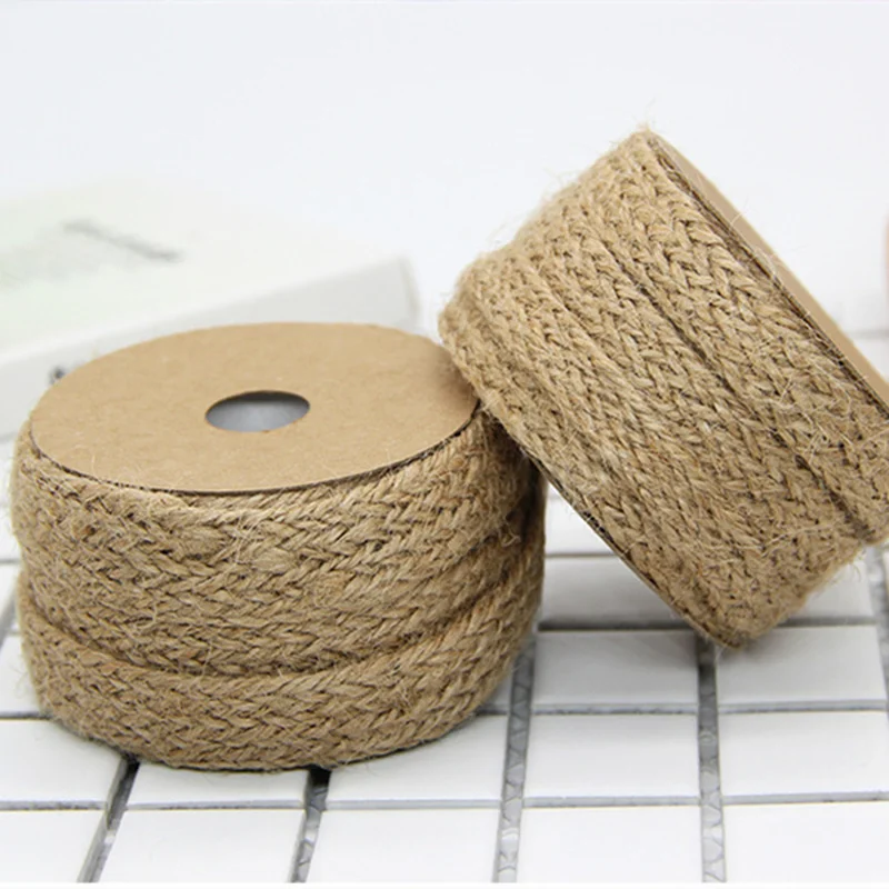 10M-Nature-Jute-Braided-Ribbon-Flat-Burlap-Twine-Hemp-Cords-DIY-Crafts ...