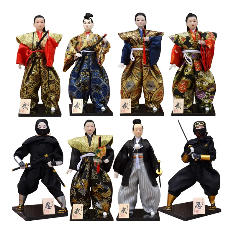 30cm-Traditional-Japanese-Samurai-Ninja-Figurines-Statues-Japanese ...