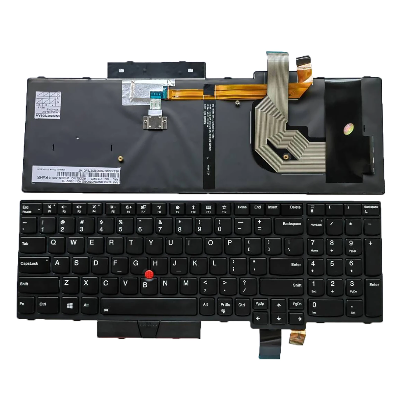 Laptop-Replacement-US-Layout-Keyboard-for-Lenovo-ThinkPad-T570-T580 ...