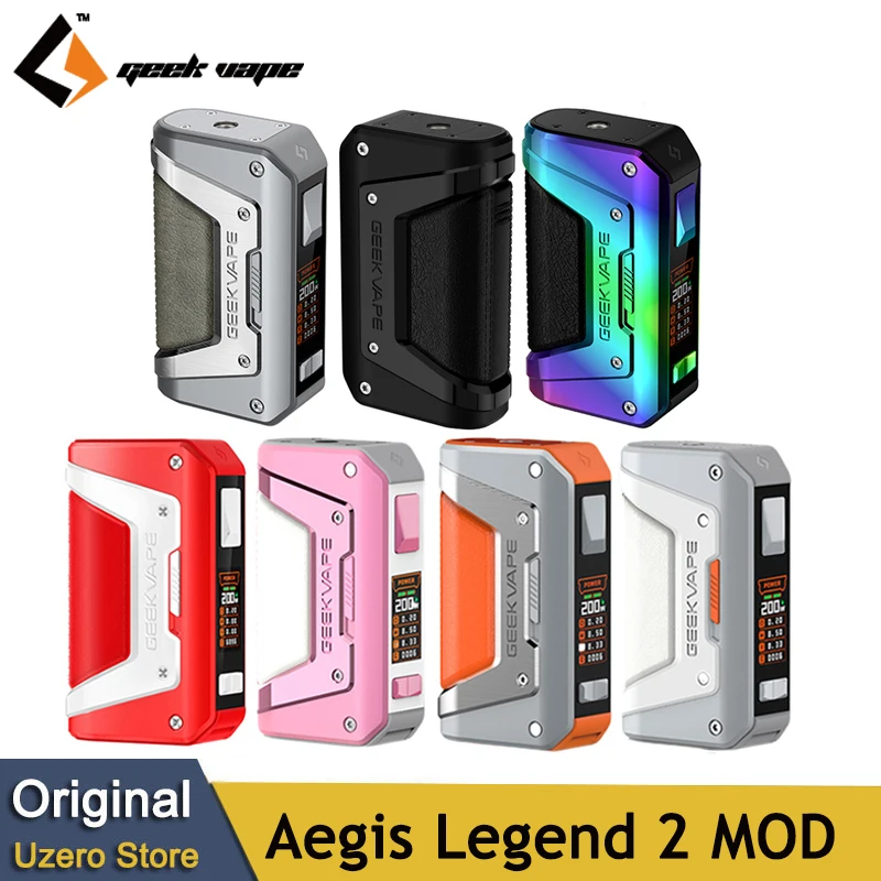 Original Geekvape Aegis Legend 2 L200 MOD 200W TC Box MOD Vape Tri-Proof Electronic Cigarette ...