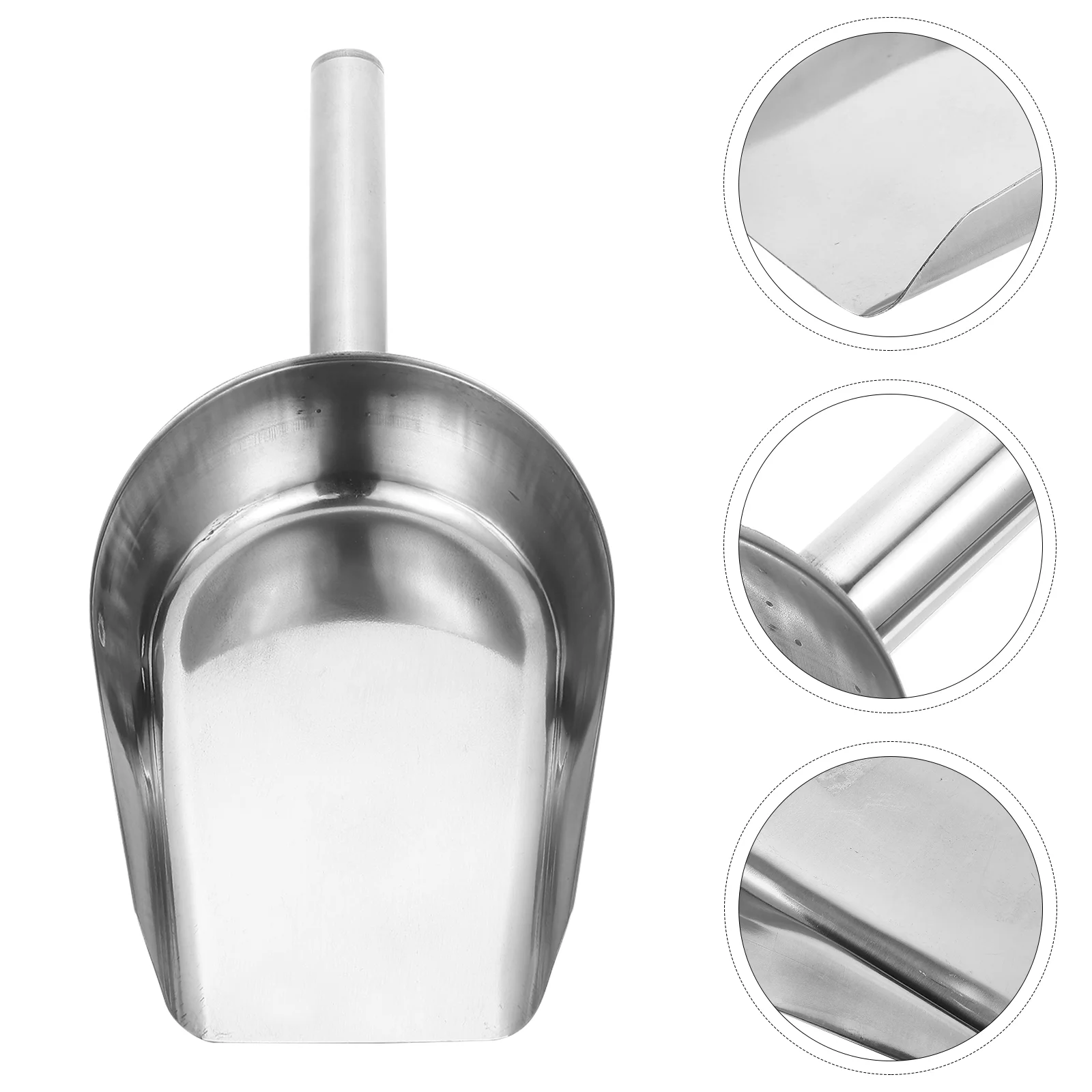 Premium-Stainless-Steel-Ice-Scoop-Multipurpose-Food-Scoop-for-Kitchen ...