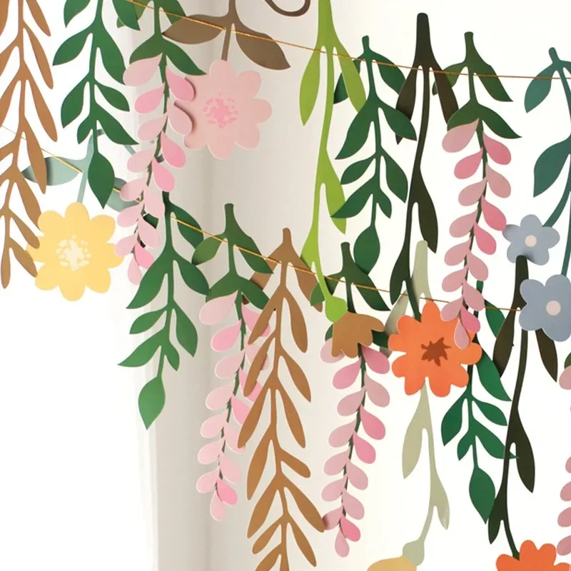 Spring Flower Hanging Banner Kindergarten Classrooms Showcase Window ...