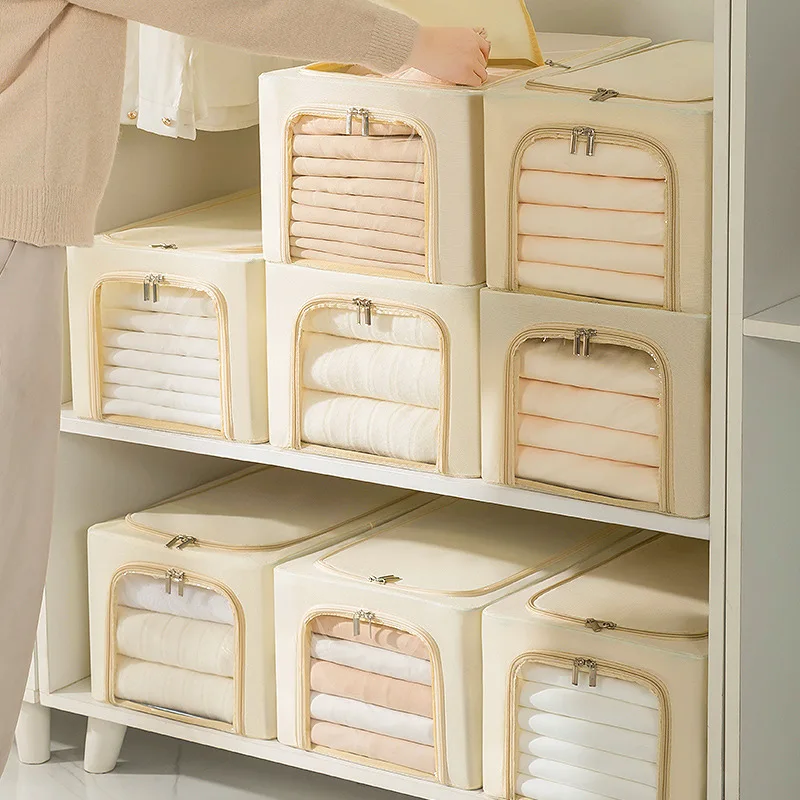 Clothes-Cabinet-Foldable-Storage-Organizer-Large-Capacity-Home-Storage ...