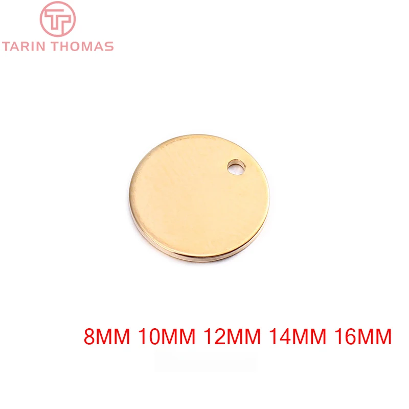 1787-20PCS-8MM-10MM-12MM-14MM-16MM-24K-Gold-Color-Brass-Round-Disk-End ...