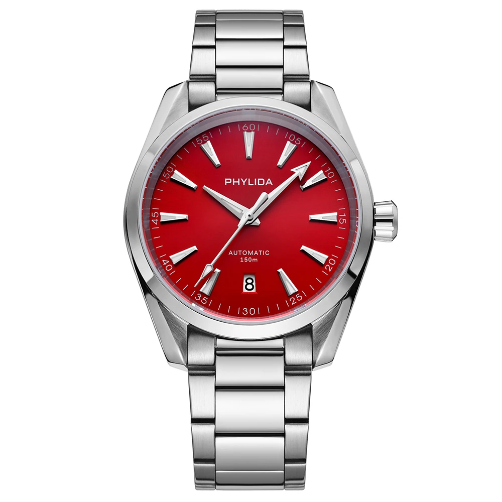Automatic Mechanical Watches Men | Red Dial Mechanical Watches - 2023 ...
