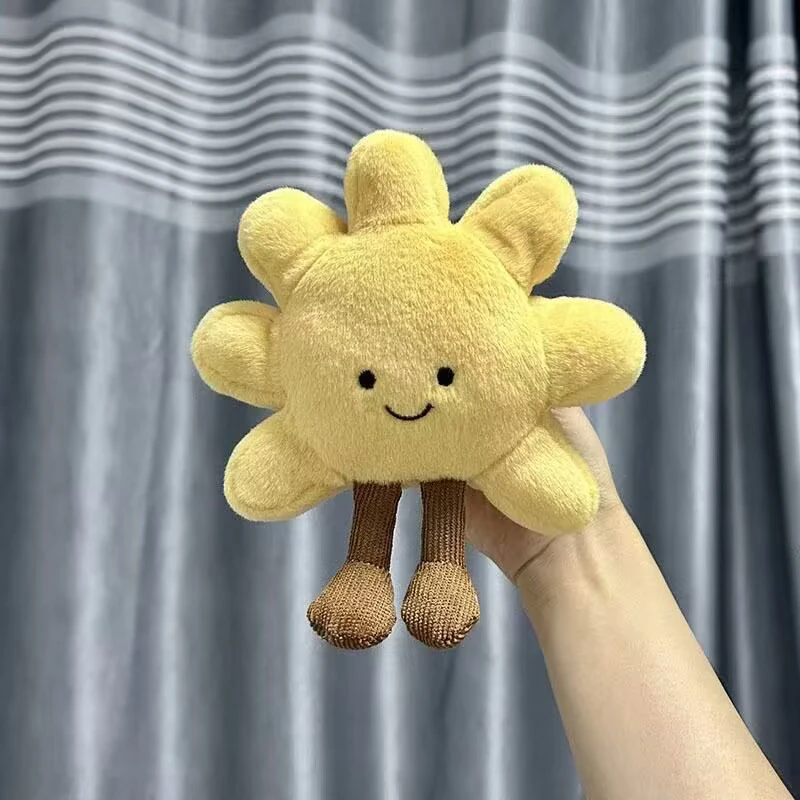 High Quality 13cm Yellow Sun Plushie Pendant Stuffed Cute Plush Toy for ...
