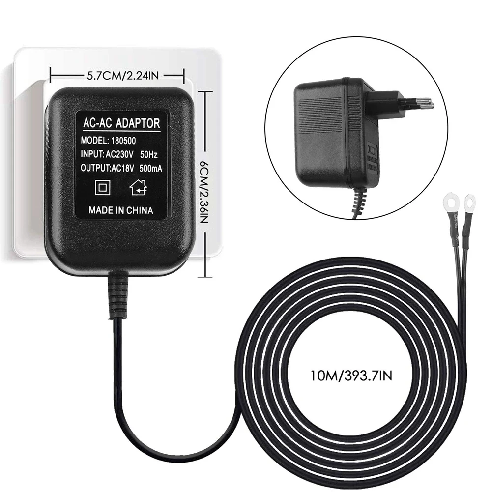 AC-Doorbell-Power-Adapter-18V-500MA-Doorbell-Transformer-10M-Cable ...