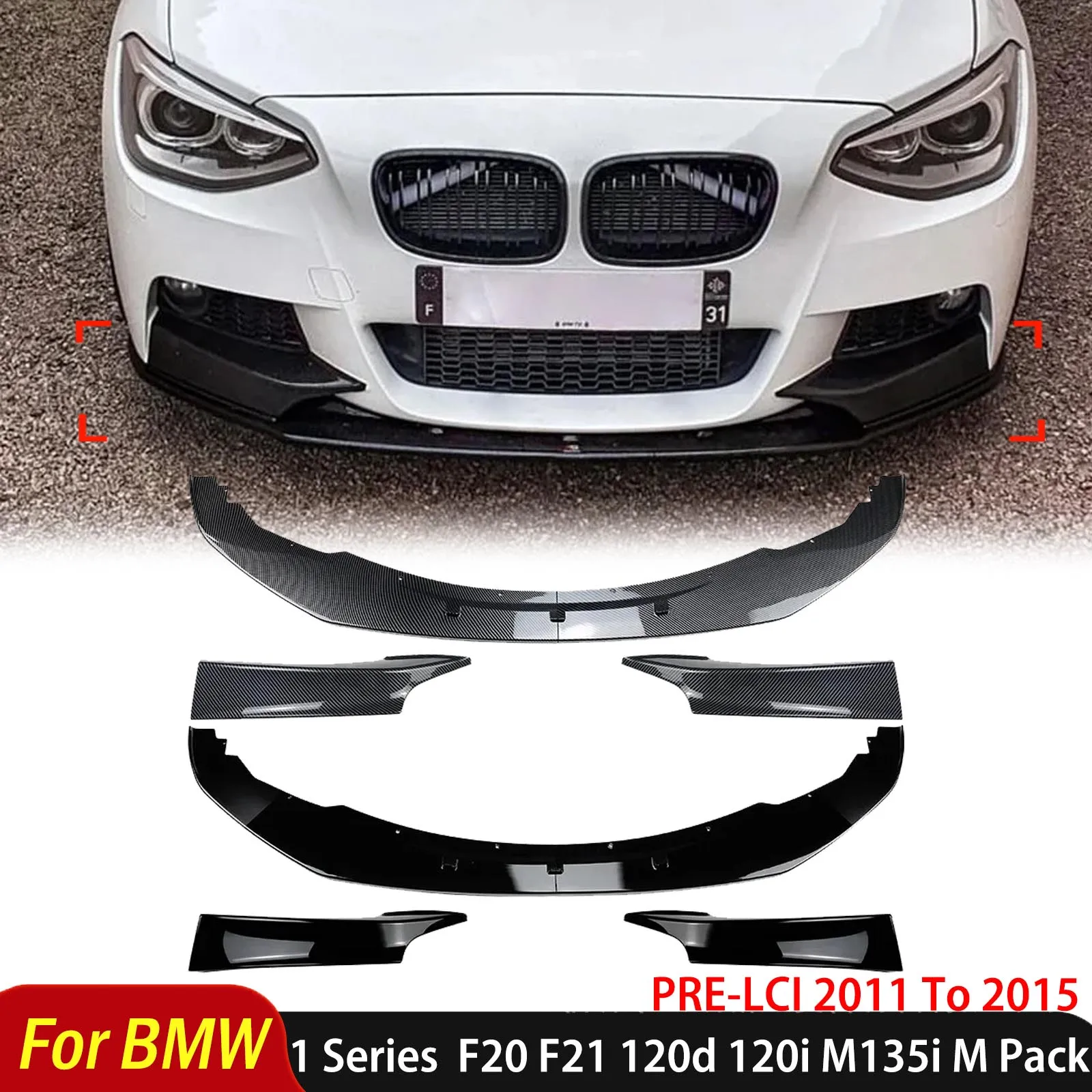 For BMW 1 Series F20 F21 120d 120i M135i M Pack PRE-LCI 2011 To 2015 ...