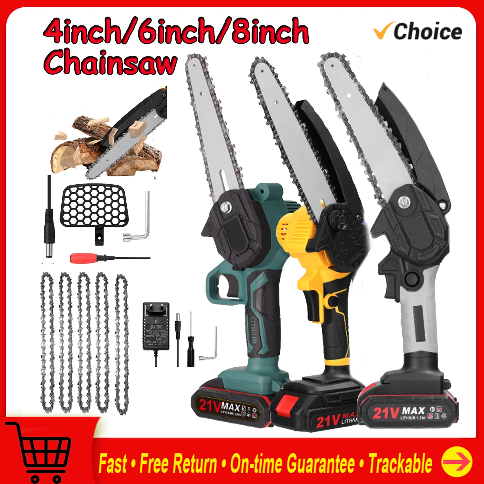 21V-4in-6in-8in-Electric-Pruning-Saw-Rechargeable-Small-Electric-Saws ...