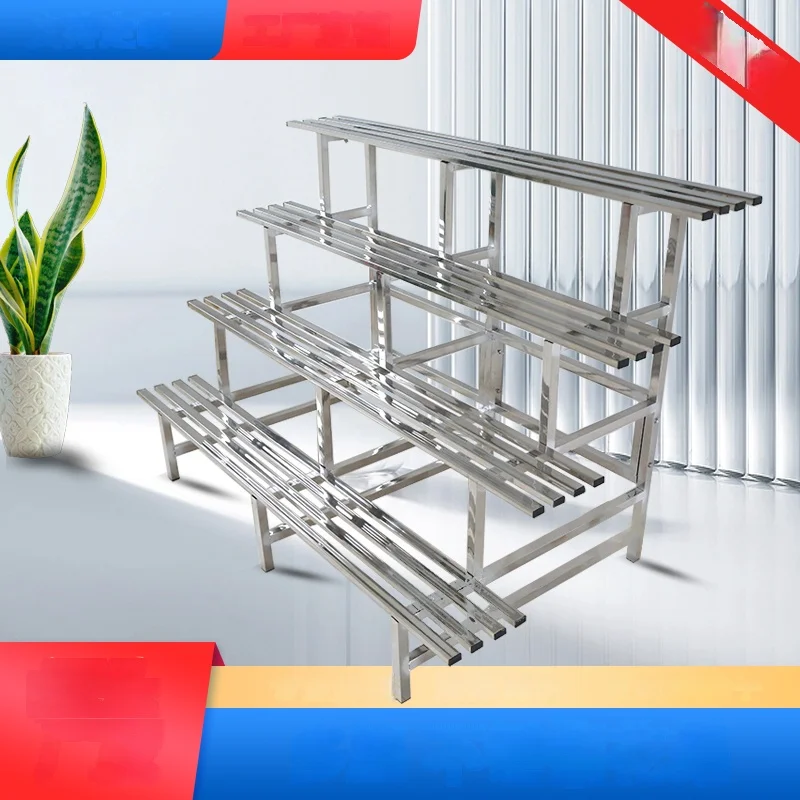 Stainless Steel Flower Rack Balcony Multi-Layer Flower Rack Outdoor ...
