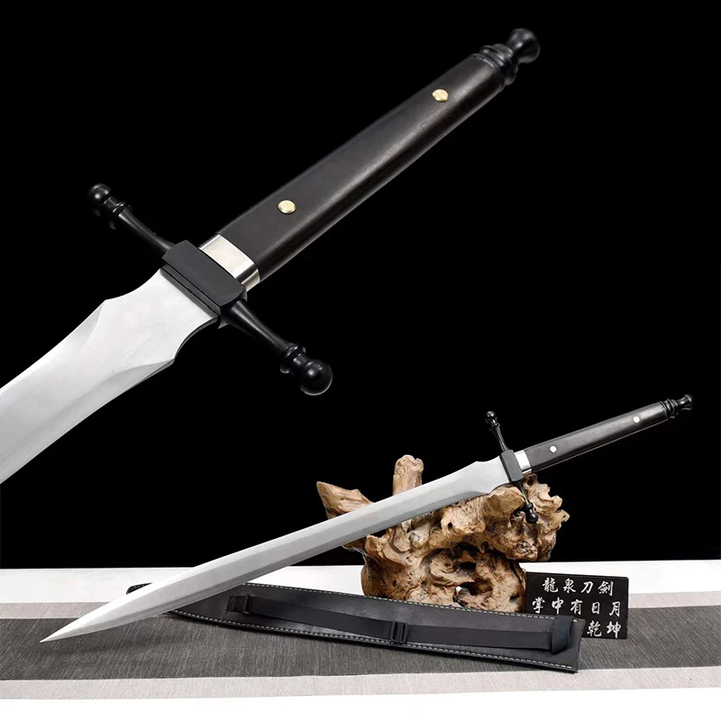 Espada-occidental-de-tama-o-completo-espada-Real-hoja-de-acero-espiga ...