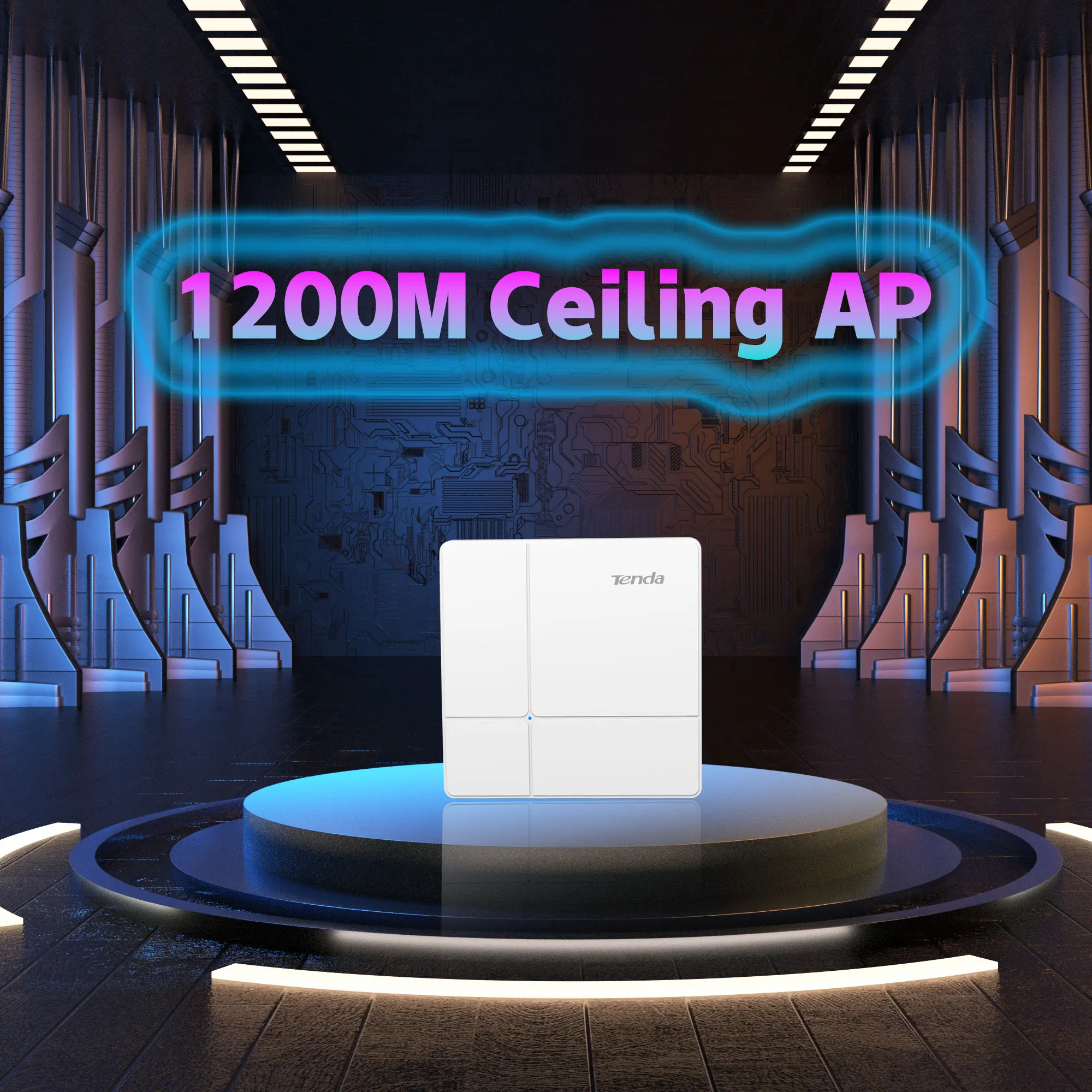 Tenda-I24-Wireless-AP-Gigabit-Dual-Band-AC1200-Gigabit-Access-Hot-Point ...