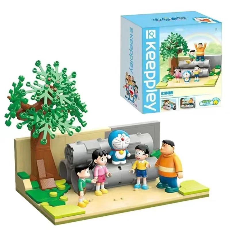 Keepley-Juego-de-bloques-de-construcci-n-Doraemon-tuber-a-de-cemento ...