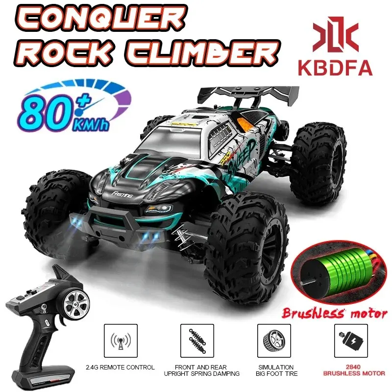 1-16-RC-Car-Brushless-Off-Road-4x4-High-Speed-80Km-H-2-4G-Remote ...