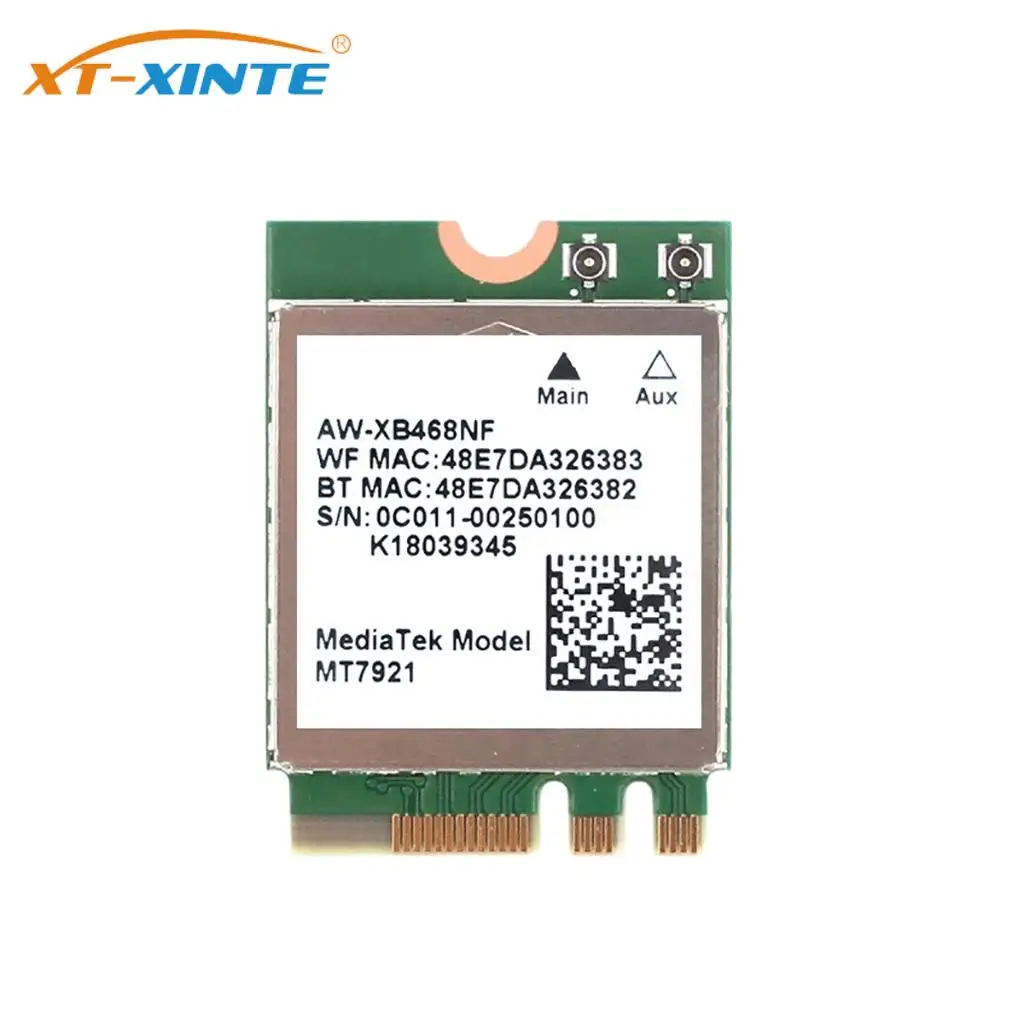 WiFi-6-MT7921-M-2-Wireless-Card-2400Mbps-Bluetooth-compatible-5-2 ...