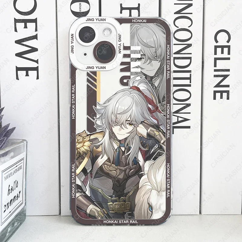 Honkai Star Rail Sampo Jing Yuan Dan Heng Luocha funda de teléfono para ...
