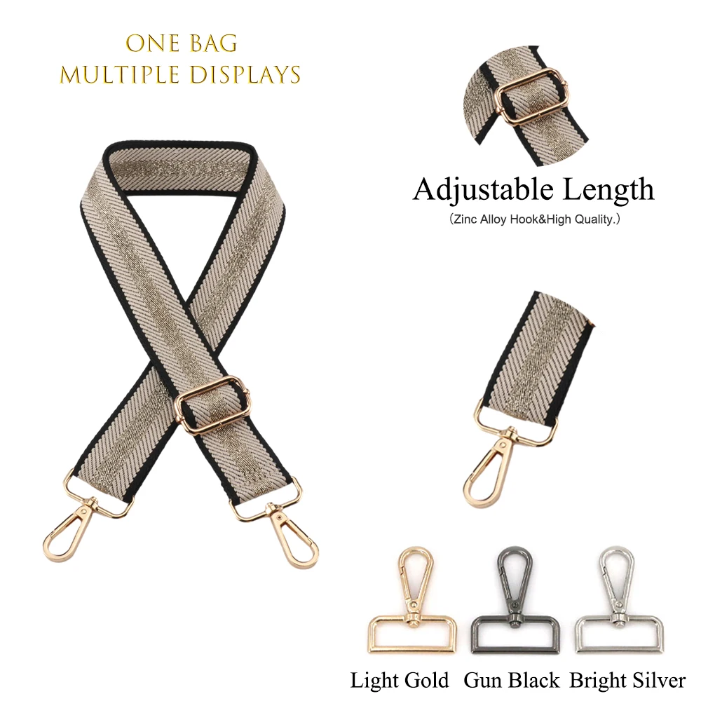 Straps-For-Bags-Crossbody-Colorful-Detachable-Fabric-Straps-Fashionable ...
