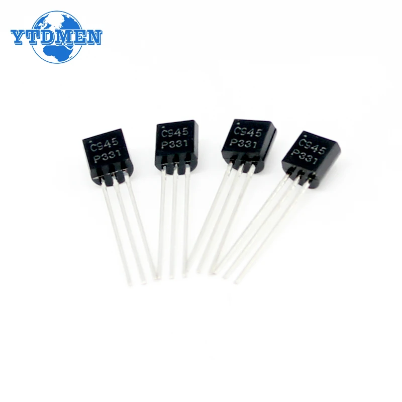 50pcs C945 Transistor Kit TO-92 150mA 50V NPN Silicon Transistors Audio ...