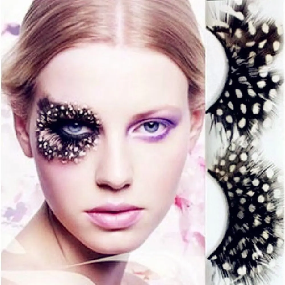 Creative-eyelashes-exaggerated-drama-stage-masquerade-party-speckled ...