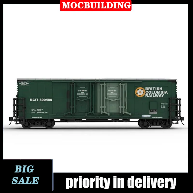 MOC City Train Model Building Block Transport Locomotive Railway ...