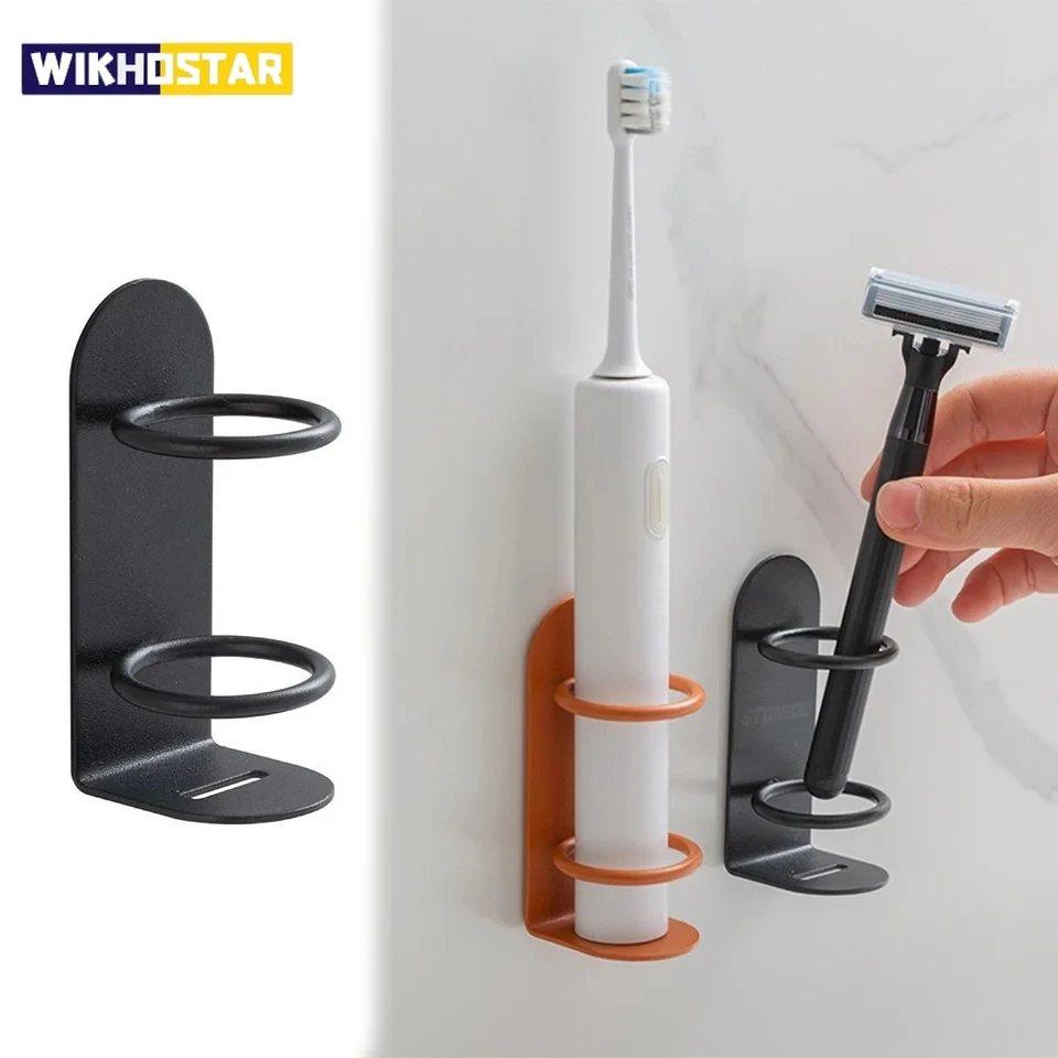 WIKHOSTAR-Wall-Mounted-Electric-Toothbrush-Holder-Punch-Free-Storage ...