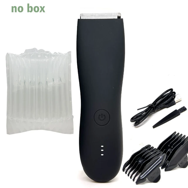 Electric Body Groomer Pubic Hair Trimmer for Men Balls Shaver Clipper ...