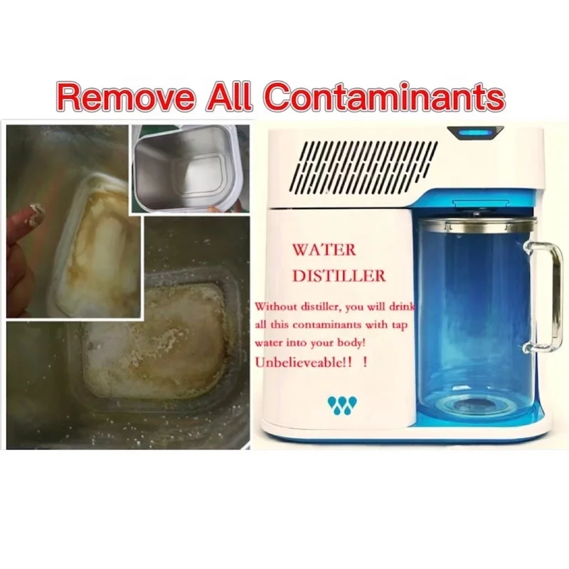 glass simple distillation column distilled water pitcher water boiler ...