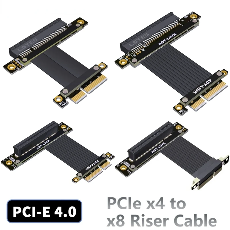 PCI-E-4-0-x4-to-x8-Slot-Adapter-Jumper-for-Capture-Card-RAID-SSD ...