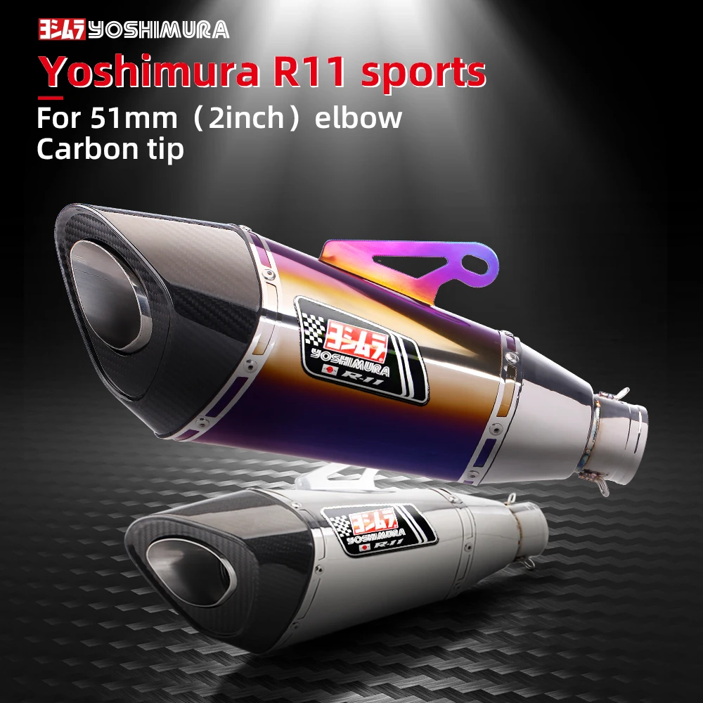 51mm-Inlet-Universal-Moto-Exhaust-Pipe-Exhaust-Muffler-Pipe-Canister ...