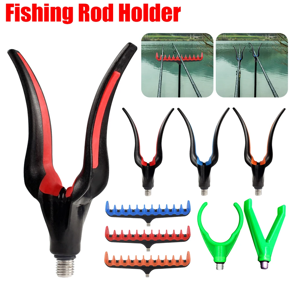 Feeder-Rod-Rest-Head-Carp-Fishing-Rod-Holder-Bracket-V-C-U-Shape-Pole ...