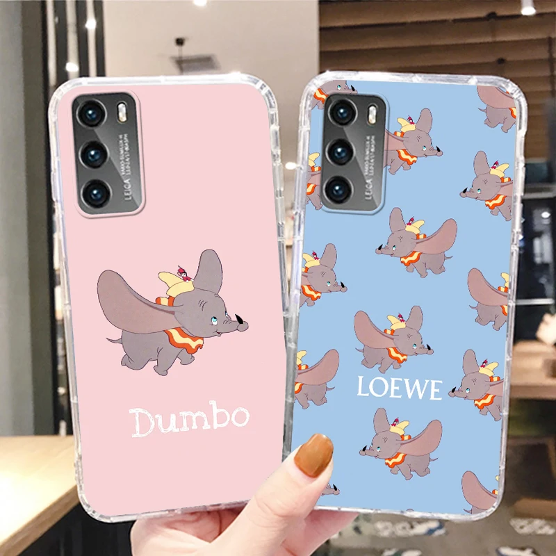 Disney-Dumbo-Baby-Transparent-Phone-Case-For-Huawei-P50-P40-P30-P20 ...